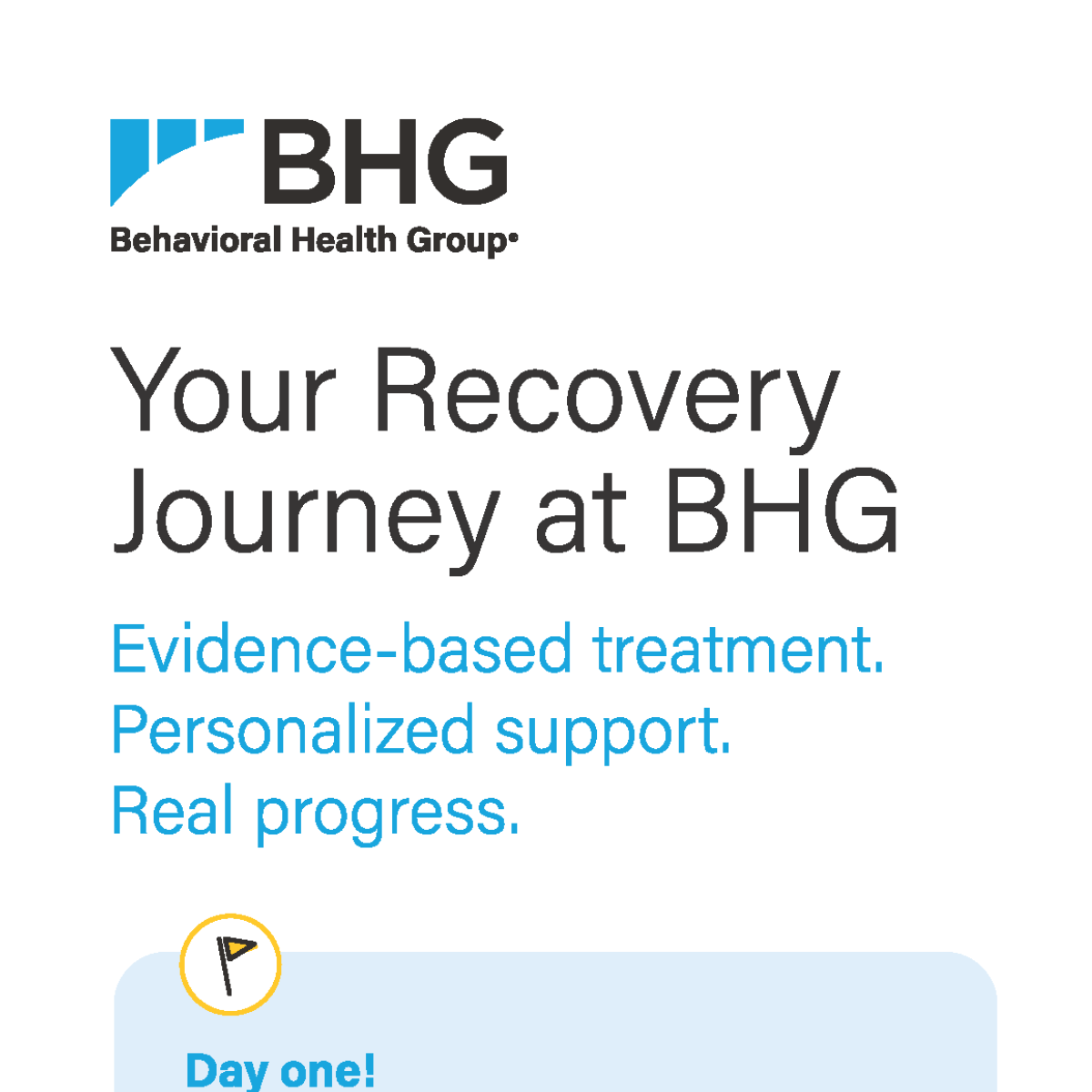Brochure: Patient Recovery Journey | Behavioral Health Group